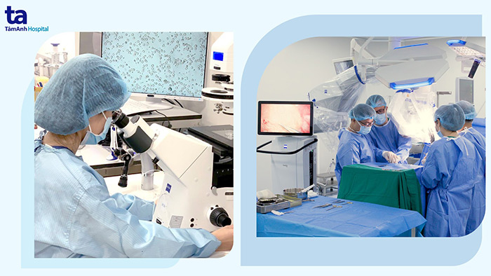 Phòng LAB ISO 5 của Trung tâm Hỗ trợ sinh sản BVĐK Tâm Anh TP.HCM