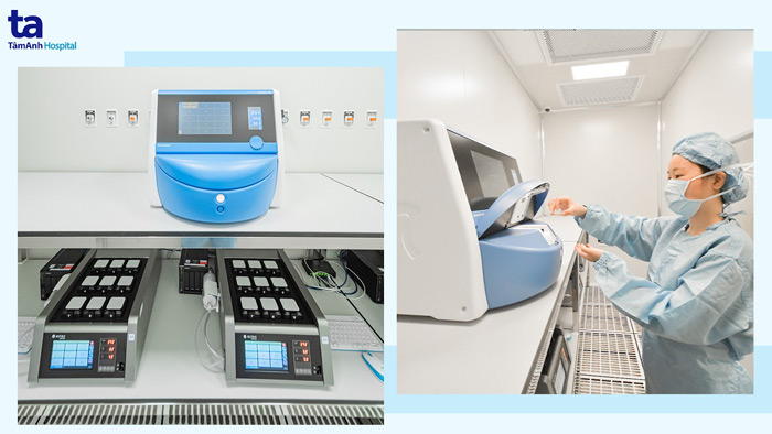 Phòng LAB ISO 5 của Trung tâm Hỗ trợ sinh sản BVĐK Tâm Anh TP.HCM