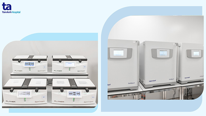 Phòng LAB ISO 5 của Trung tâm Hỗ trợ sinh sản BVĐK Tâm Anh TP.HCM