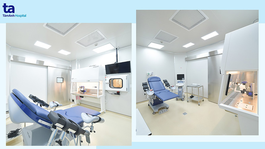 Phòng LAB ISO 5 của Trung tâm Hỗ trợ sinh sản BVĐK Tâm Anh TP.HCM