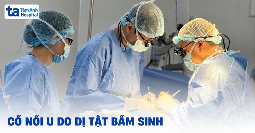 Dị tật bẩm sinh khiến bé gái nổi u bất thường