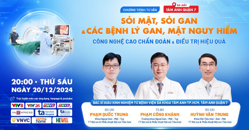 Sỏi mật, sỏi gan bệnh lý gan mật - công nghệ cao chẩn đoán điều trị
