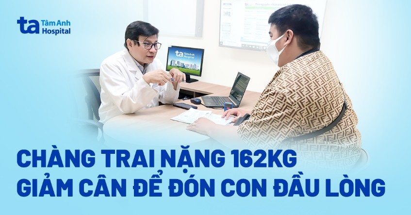Chàng trai nặng 162kg giảm cân để đón con đầu lòng